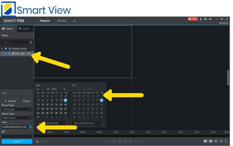 Tải phần mềm Smart PSS xem camera dahua trên máy tính