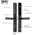Khóa Cửa Nhôm vân tay thông minh SMV-N6172